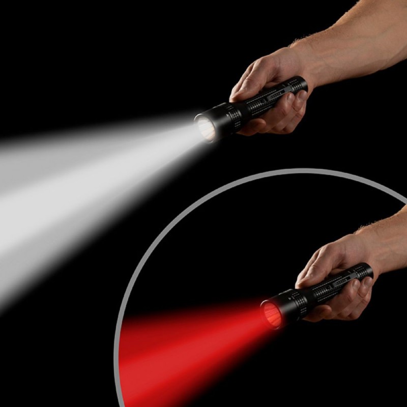INOVA T8R - Linterna LED tactica 762LM recargable DualColor